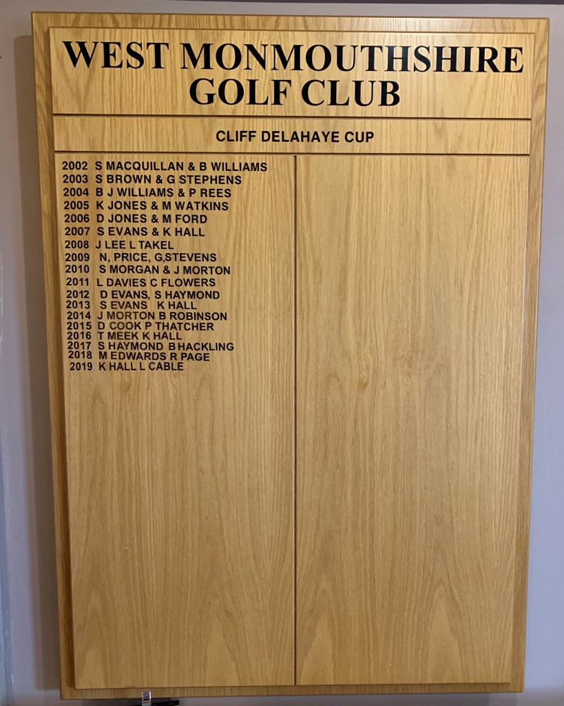 Hall of Fame – West Monmouthshire Golf Club